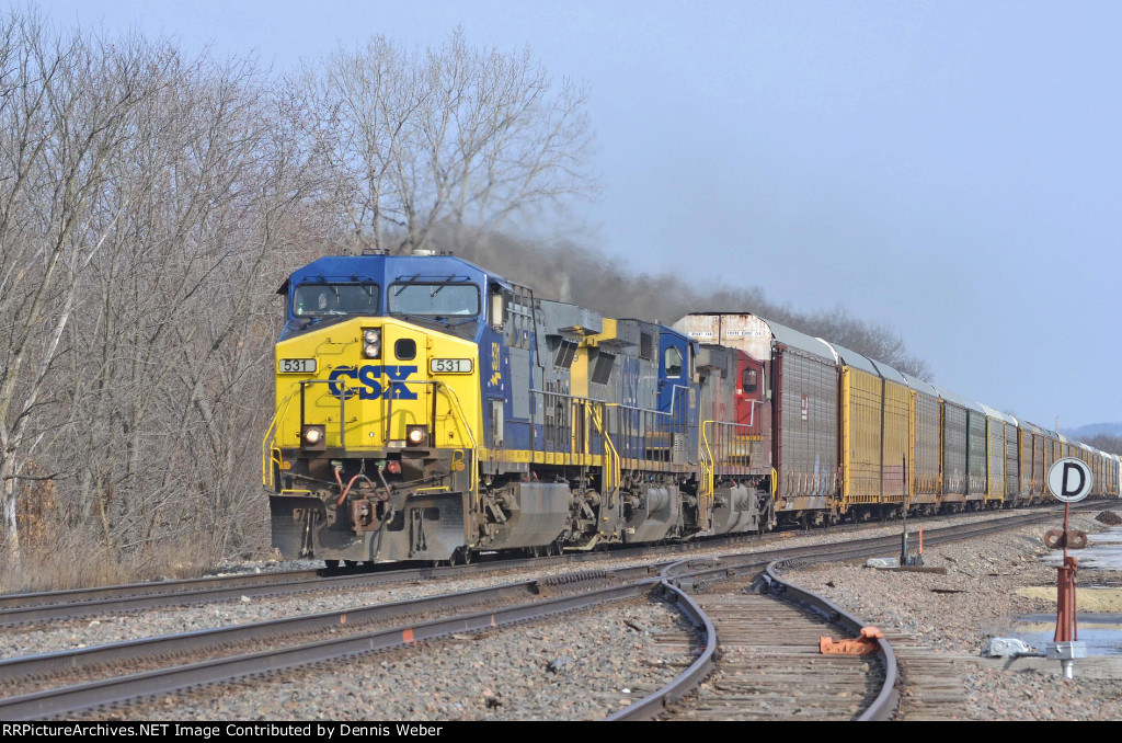 CSX 531, BNSF's St.Croix Sub.